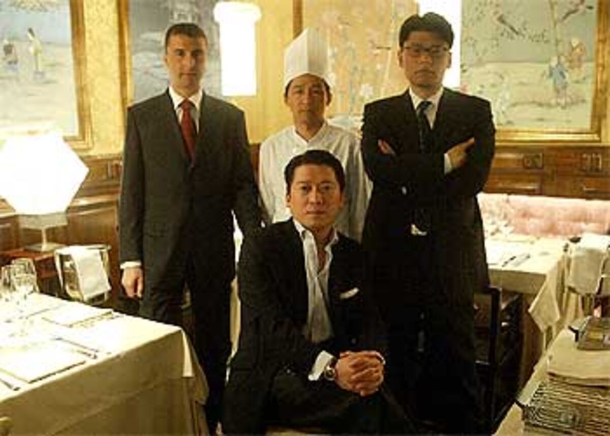 Roger Chen, junto a Hendry Chen, Ismael Muñoz y el chef Kay Kin Leung ...