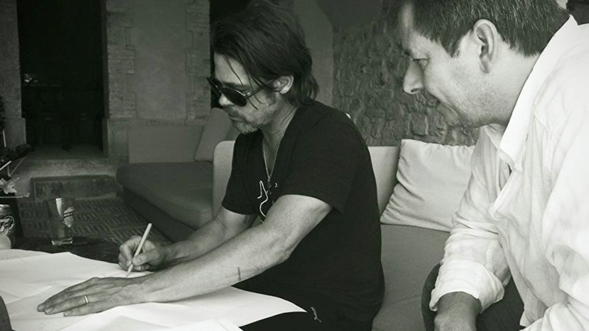 Así es Frank Pollaro, el ebanista (y consejero) de Brad Pitt: “Tiene la ...