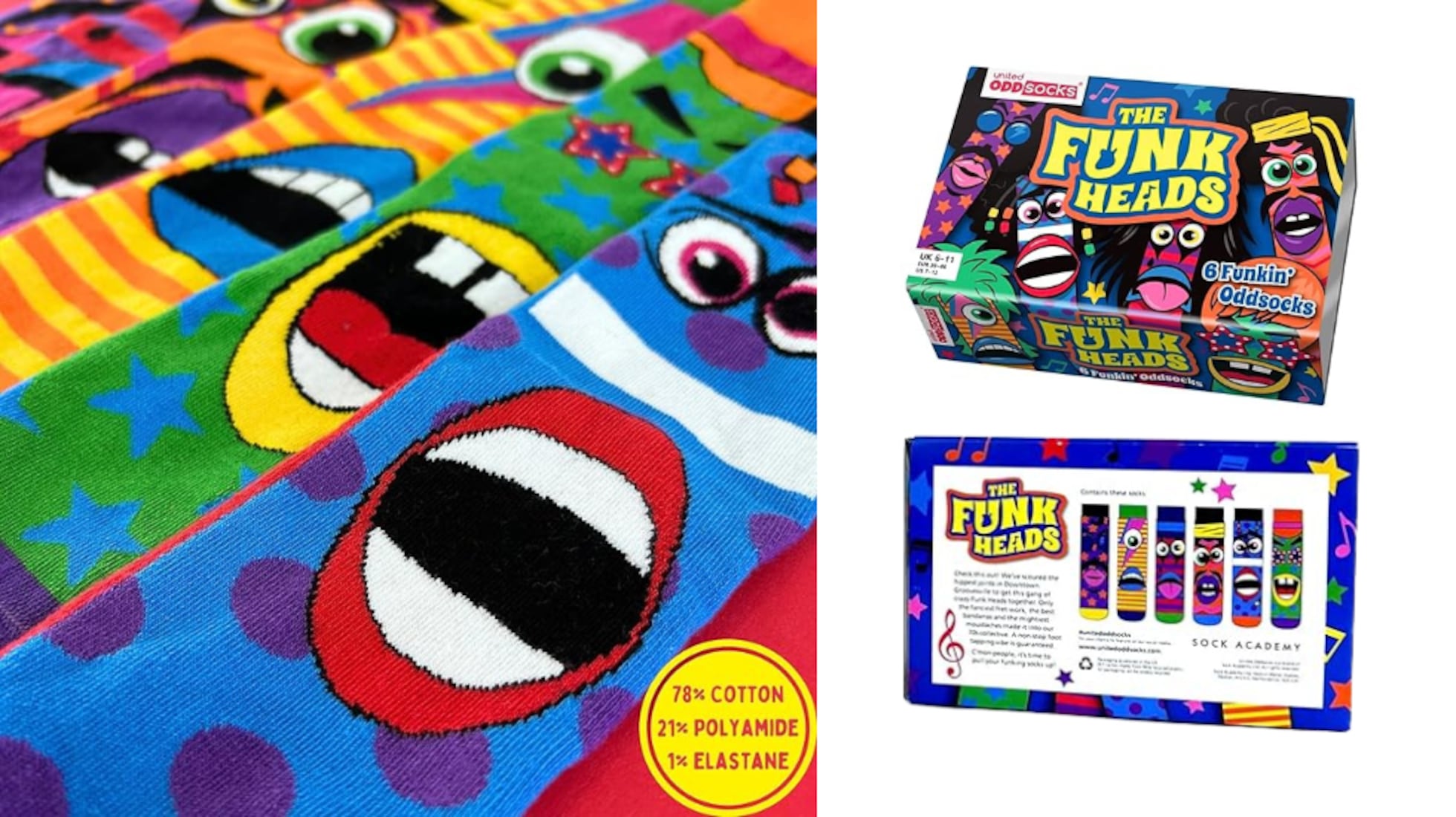 Con estos calcetines divertidos serás el centro de todas las miradas ...