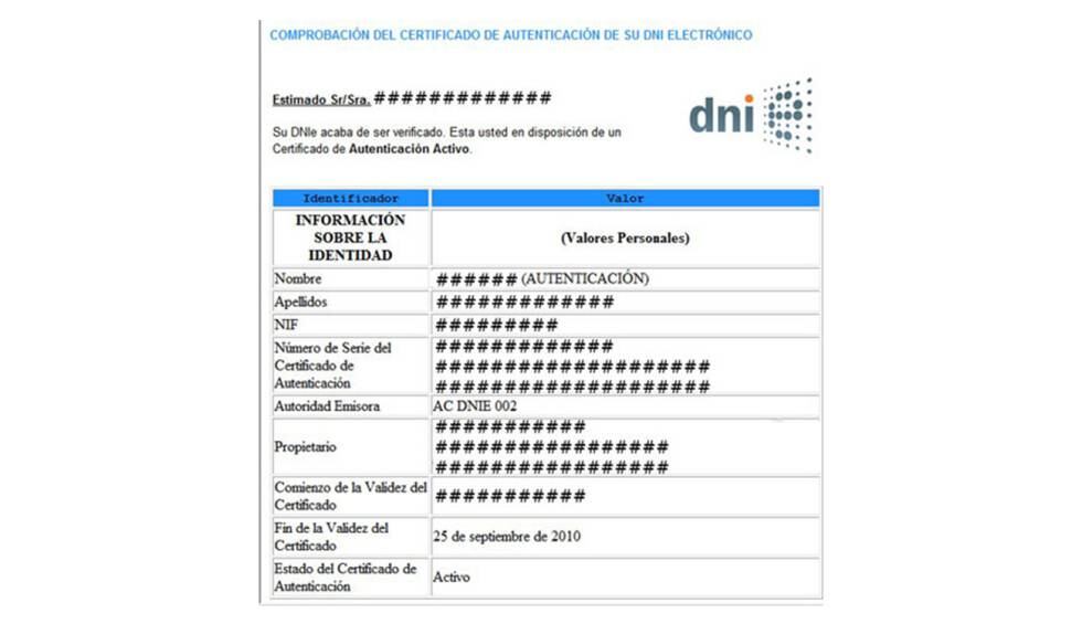 Cómo comprobar que nuestro DNIe funciona correctamente | Lifestyle ...