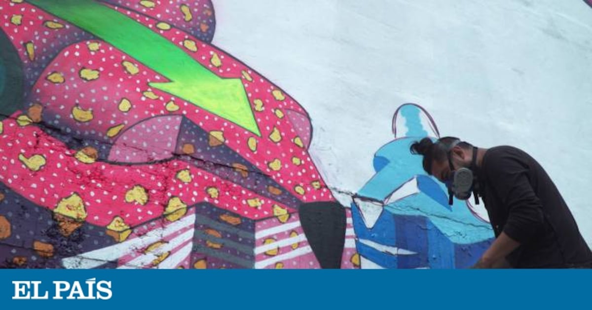 Spaik, el ‘street art’ heredero del muralismo mexicano | Vídeos | EL PAÍS