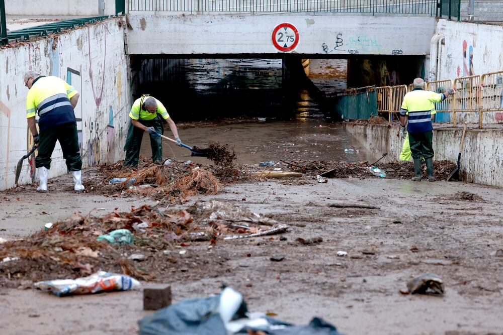 Torrential rain in eastern Spain revives memories of last year’s deadly ...