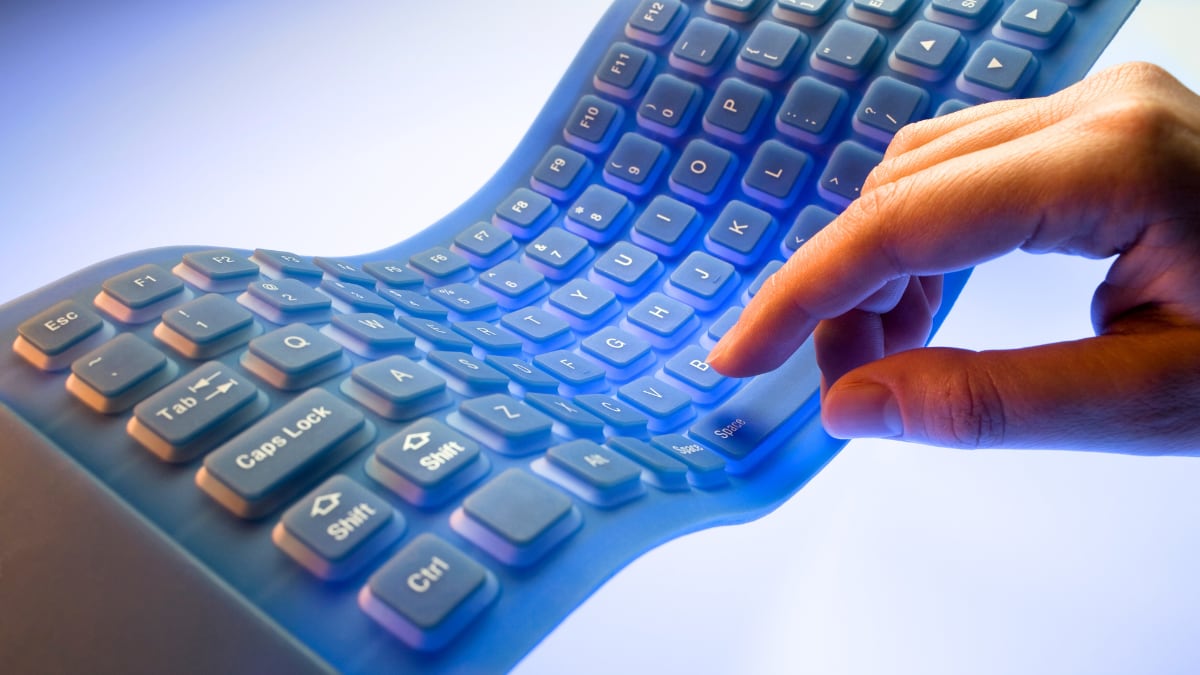Teclados flexibles y plegables ideales para viajar | Tecnología ...