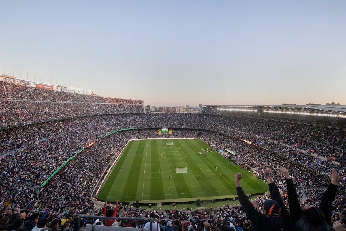 Fans pack Camp Nou to watch Pique’s Kings League | Sports | EL PAÍS English