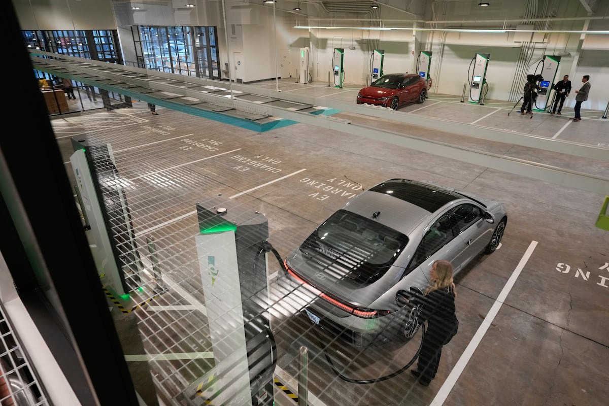 New indoor EV charging station in San Francisco offers a glimpse into ...