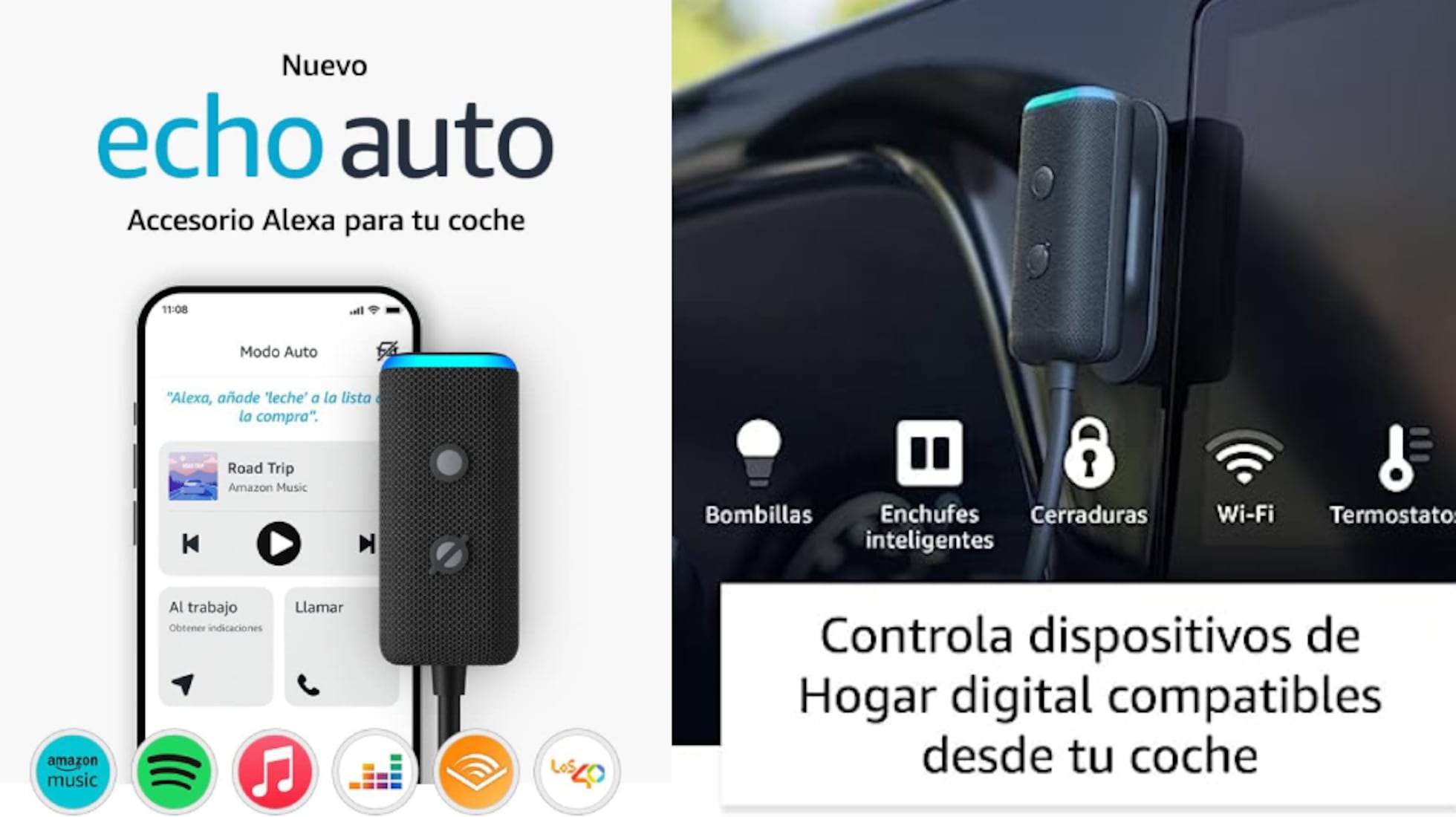 Descubre el nuevo Echo Auto para llevar Alexa en el coche | Tecnología ...