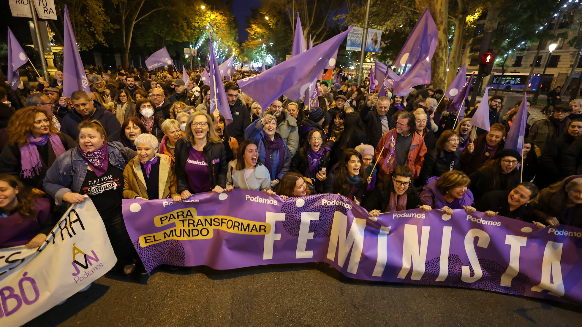 Las manifestaciones del 25-N por el Día Internacional contra la Violencia de Género, en imágenes ...