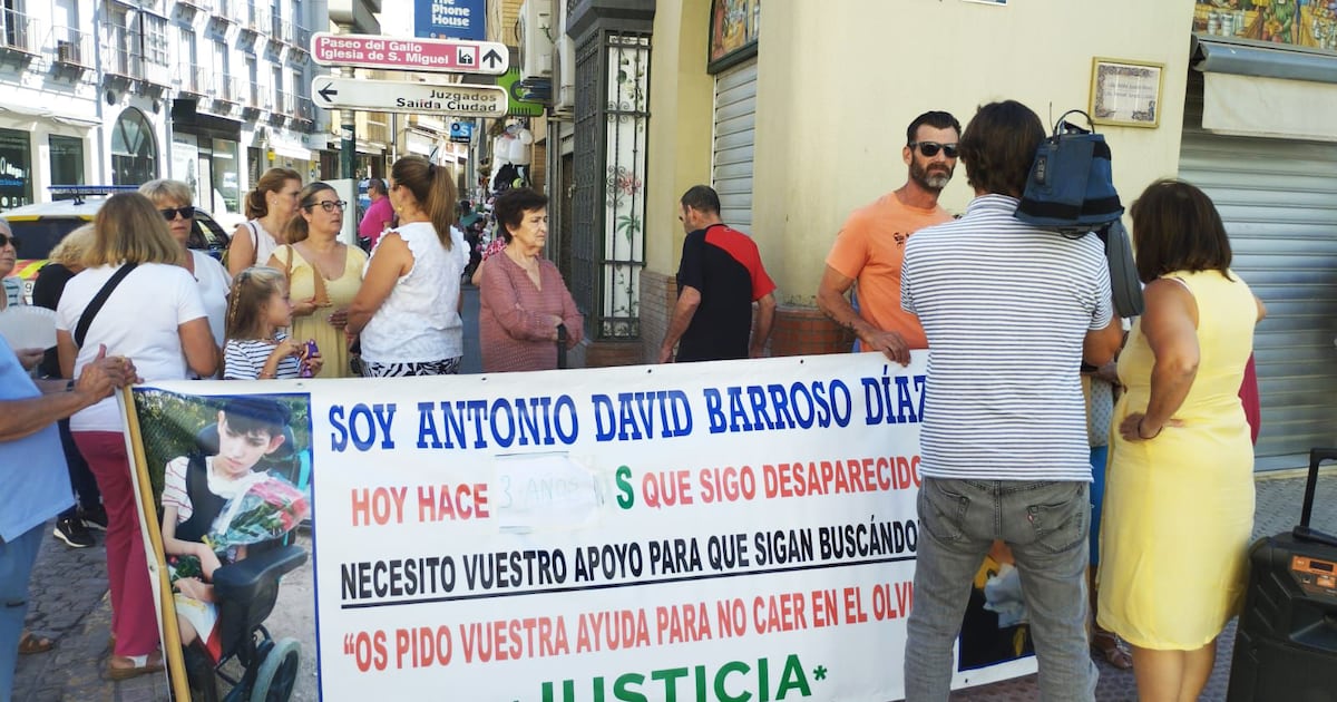 ¿Dónde está Antonio David? Tres años después, no se sabe cómo ni dónde ...