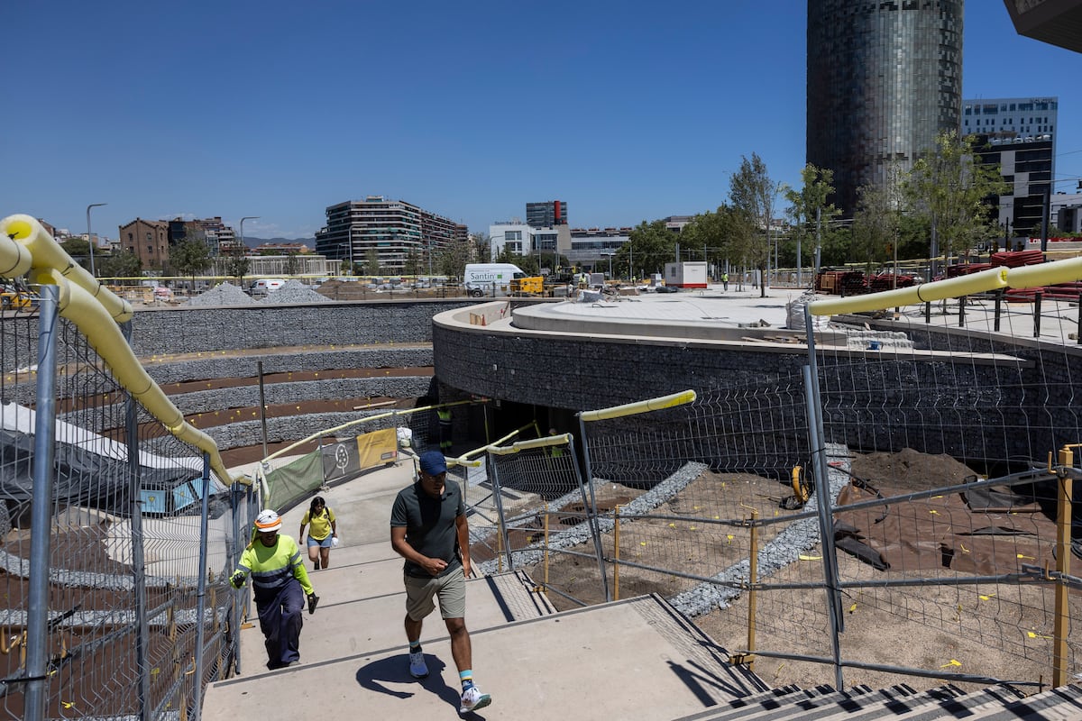 Glòries, recta final: cuatro meses para acabar el nuevo gran parque de ...