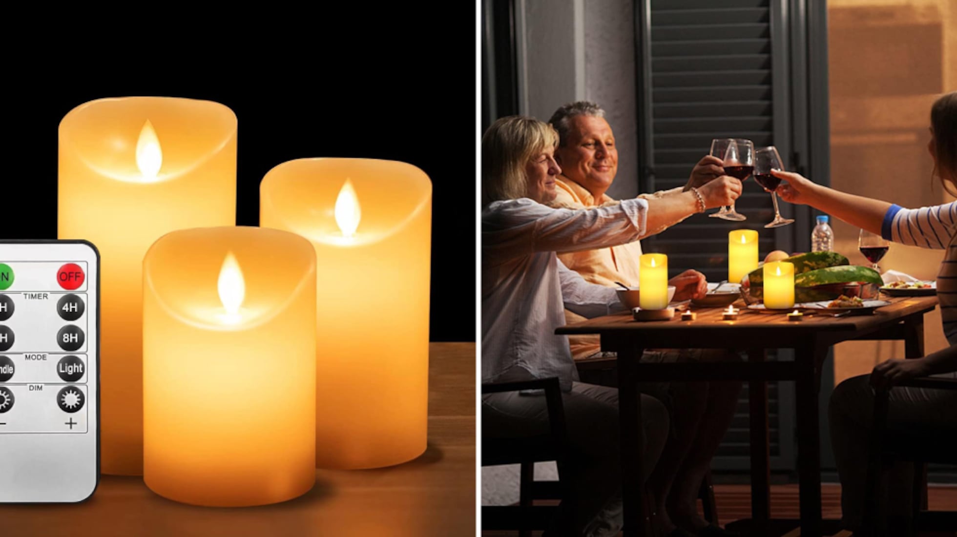 Velas led con efecto llama: las más decorativas para cada rincón ...