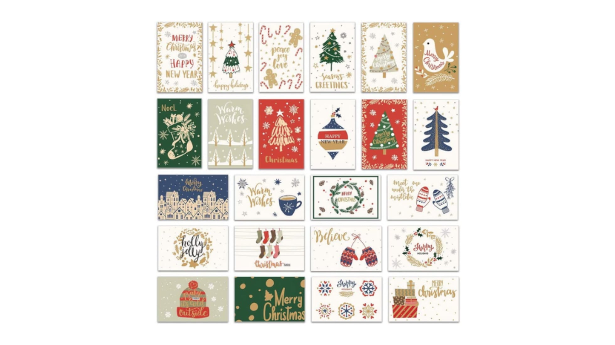 Cinco ‘packs’ de postales de Navidad con diseños originales para ...