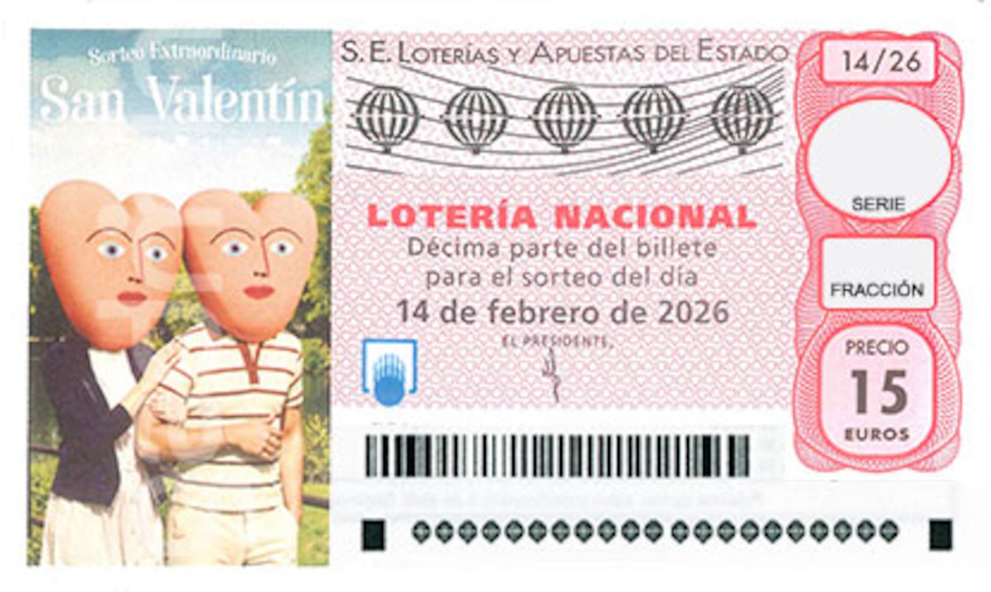 Sorteo Extraordinario del día de San Valentín de la Lotería Nacional ...