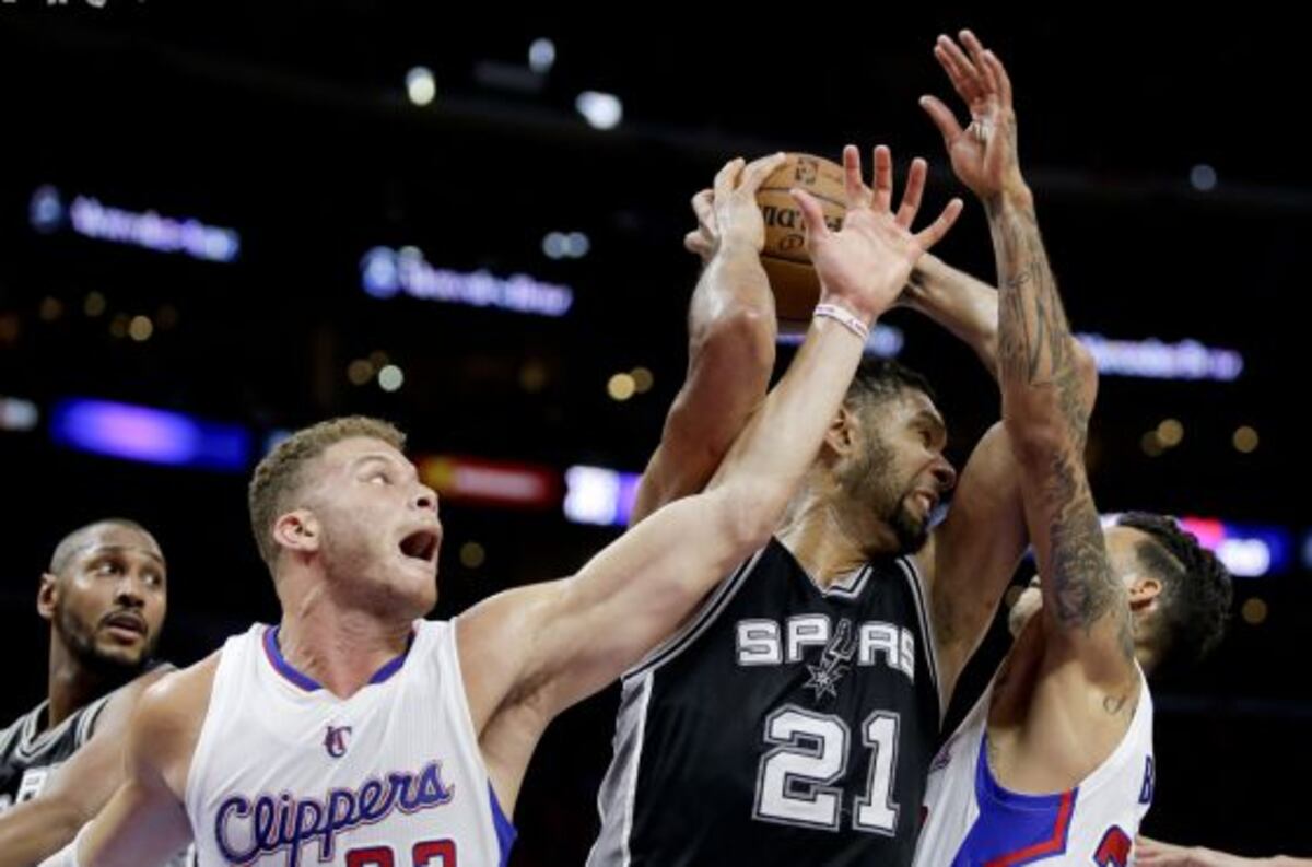 NBA: Duncan se agiganta ante los Clippers y los Spurs empatan la serie ...