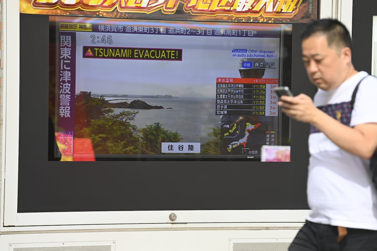 Japan displayed its state-of-the-art warning system during the Russia ...