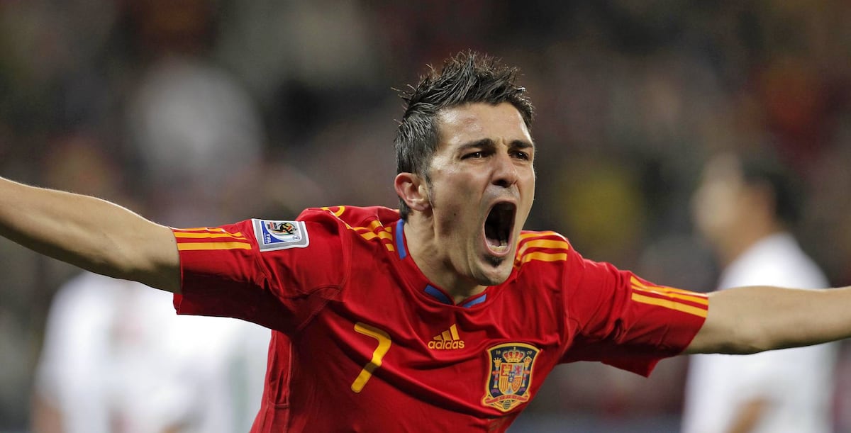 David Villa, las imágenes de toda una vida marcando goles | Fotos ...