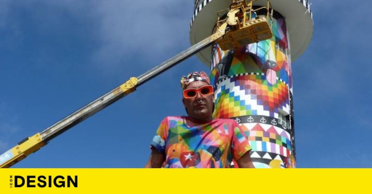 Okuda colorea un faro de 1930 en Cantabria: “Solo era un cilindro ...