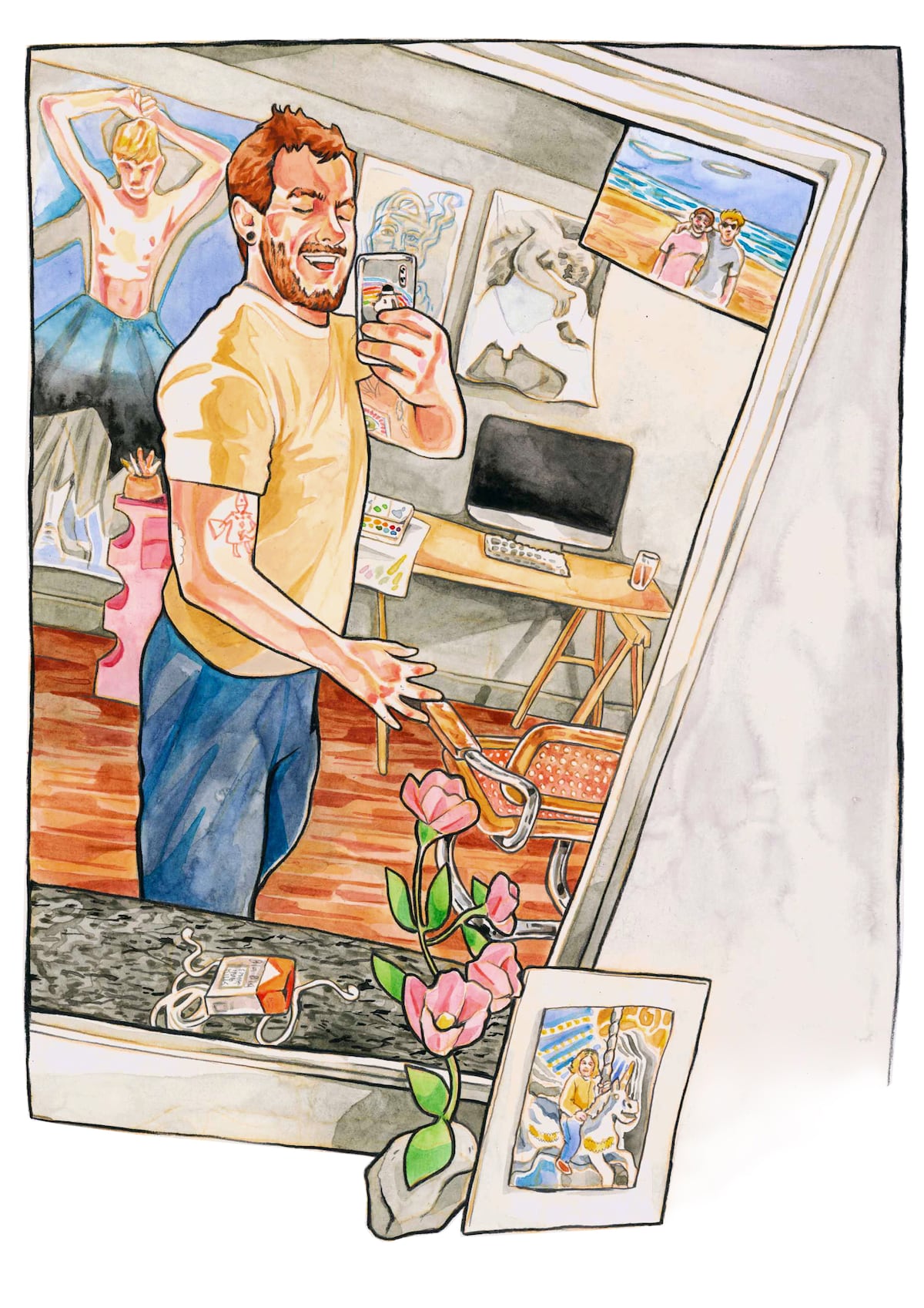 De Moncler a Grindr: Pol Anglada, el joven artista español que está ...