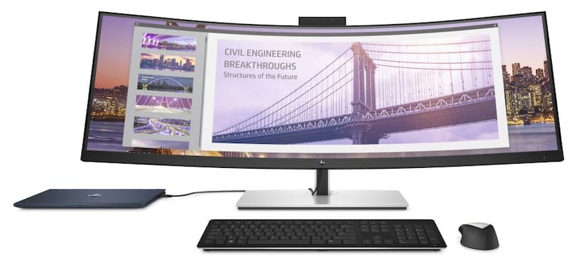 HP presenta un monitor 4K panorámico con el tamaño de dos pantallas de ...