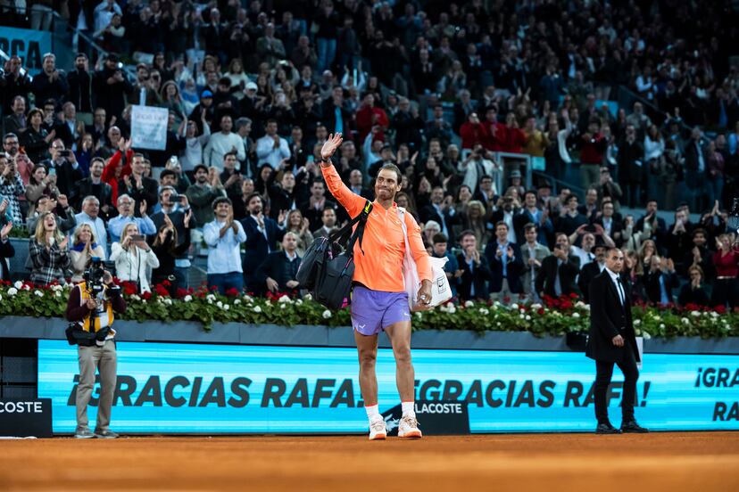 Mutua Madrid Open 2024: Nadal dice adiós a Madrid y recibe un gran ...