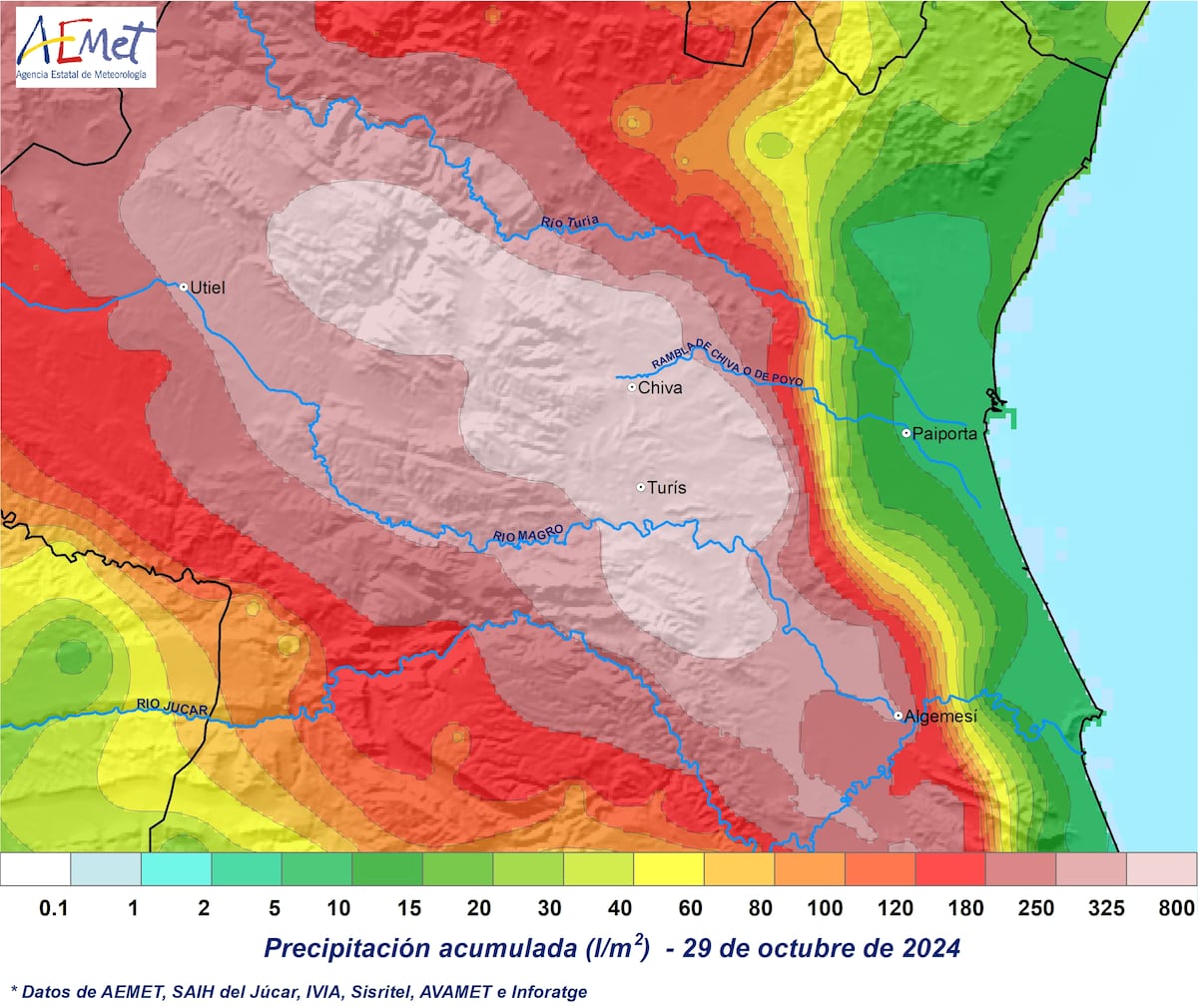Informe preliminar de la Aemet sobre la dana de Valencia: un “episodio ...