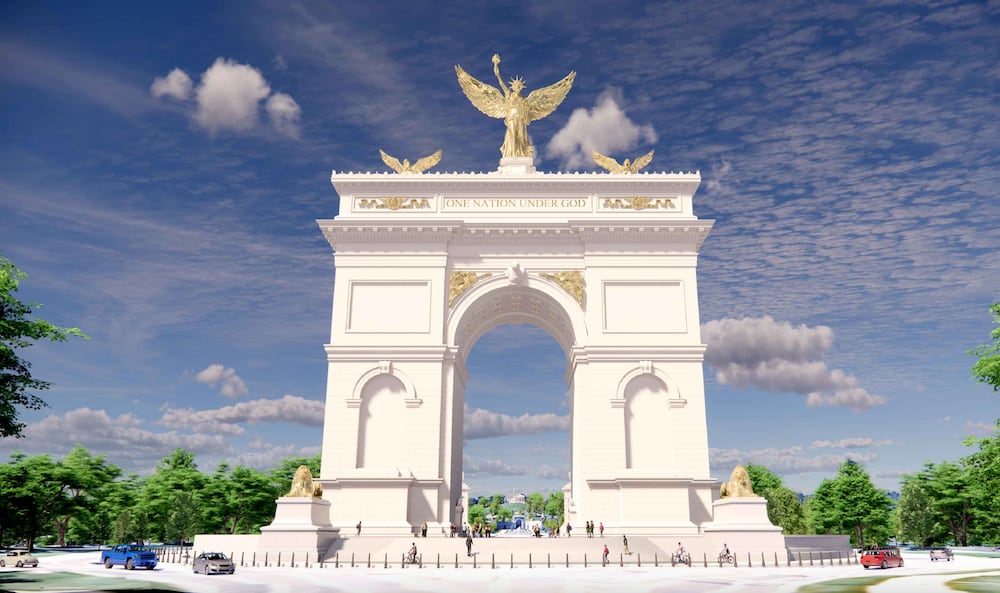 Así será el arco del triunfo que Trump quiere instalar en el centro de ...