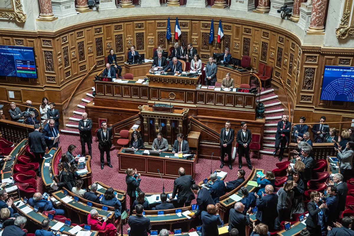 French Senate approves a bill to make abortion a constitutional right ...