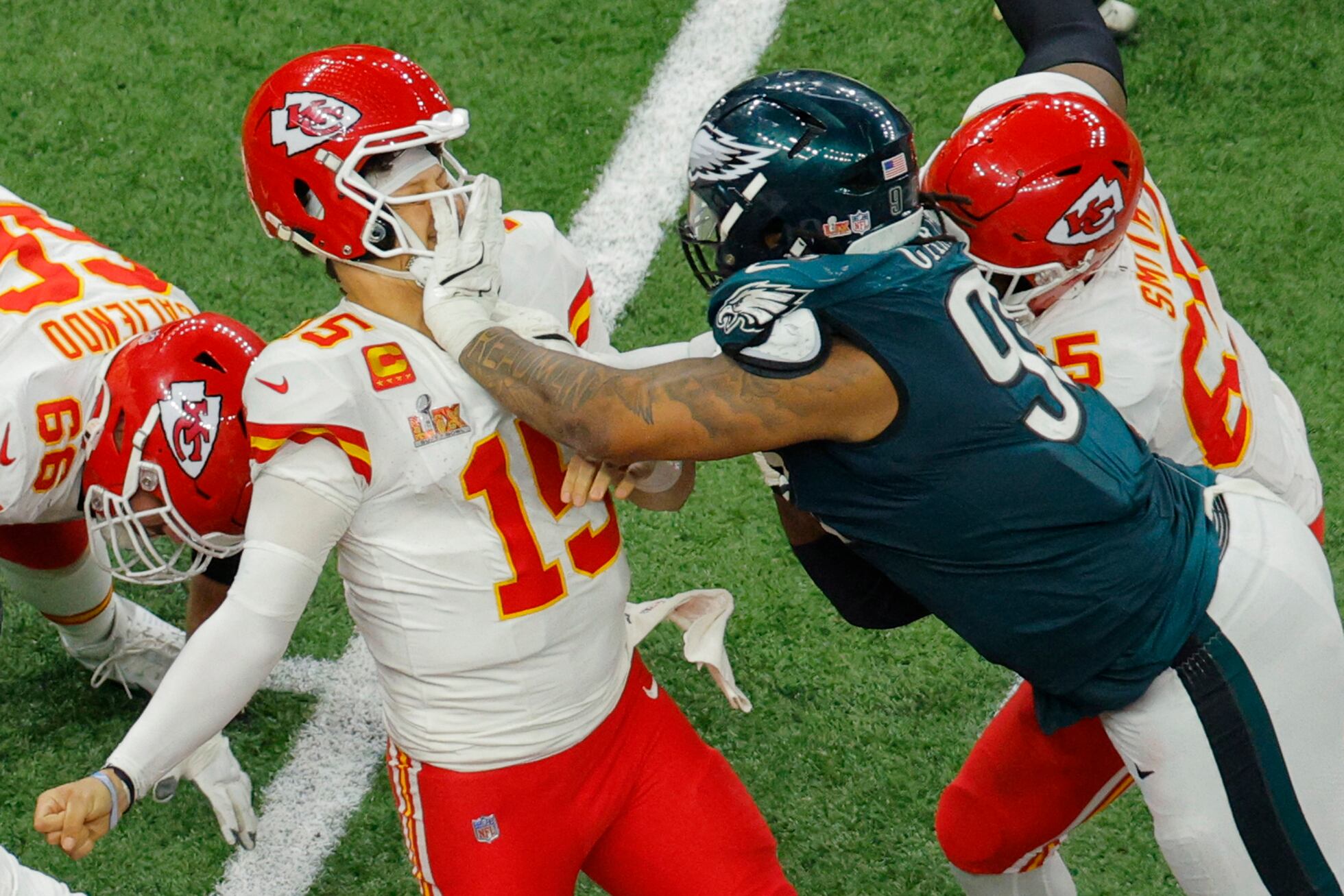 Los Eagles ganan la Super Bowl al aplastar a los Chiefs en la noche más negra de Mahomes ...
