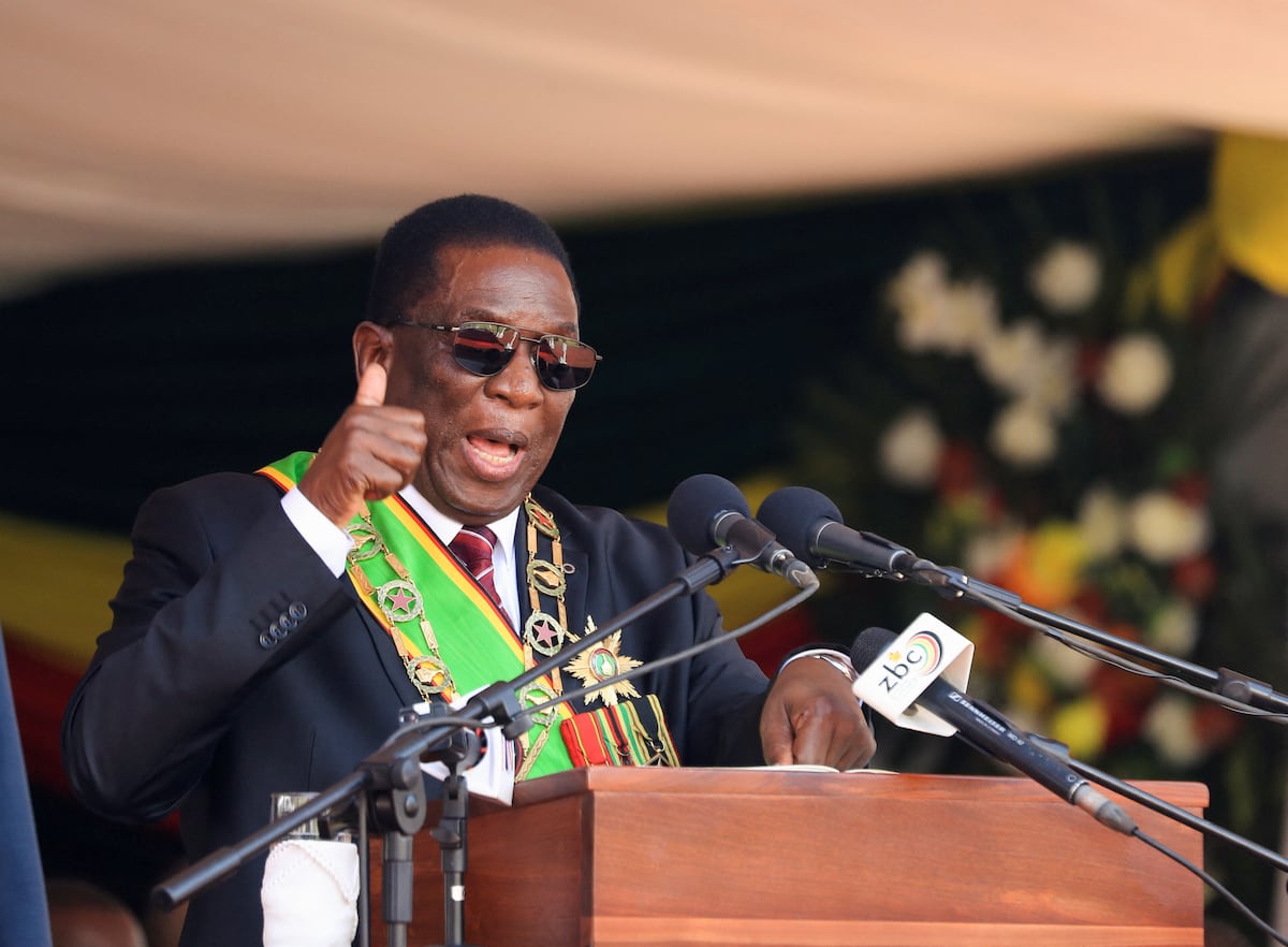 Zimbabwean president at his inauguration says the disputed election ...