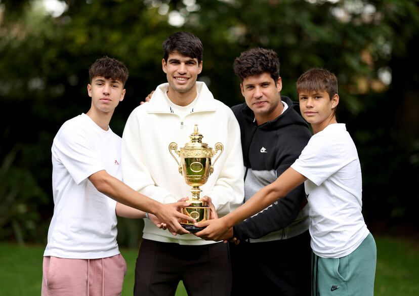 Jaime Alcaraz, campeón regional infantil de tenis el mismo día en que ...