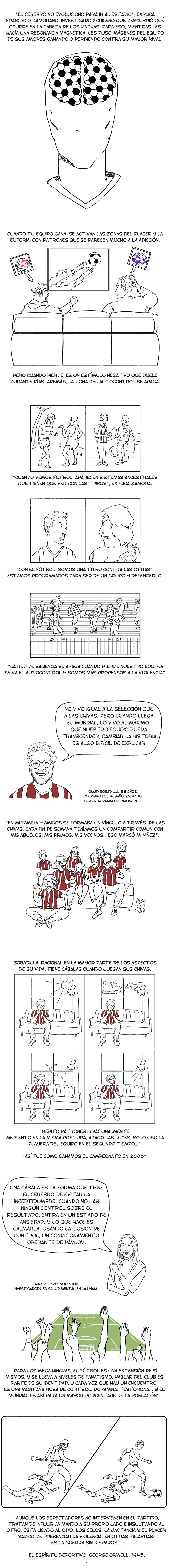 Cómic | Nuestro cerebro no evolucionó para ir al estadio | EL PAÍS México