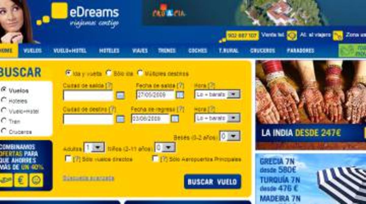 eDreams sube en Bolsa tras registrar beneficios en el primer semestre ...