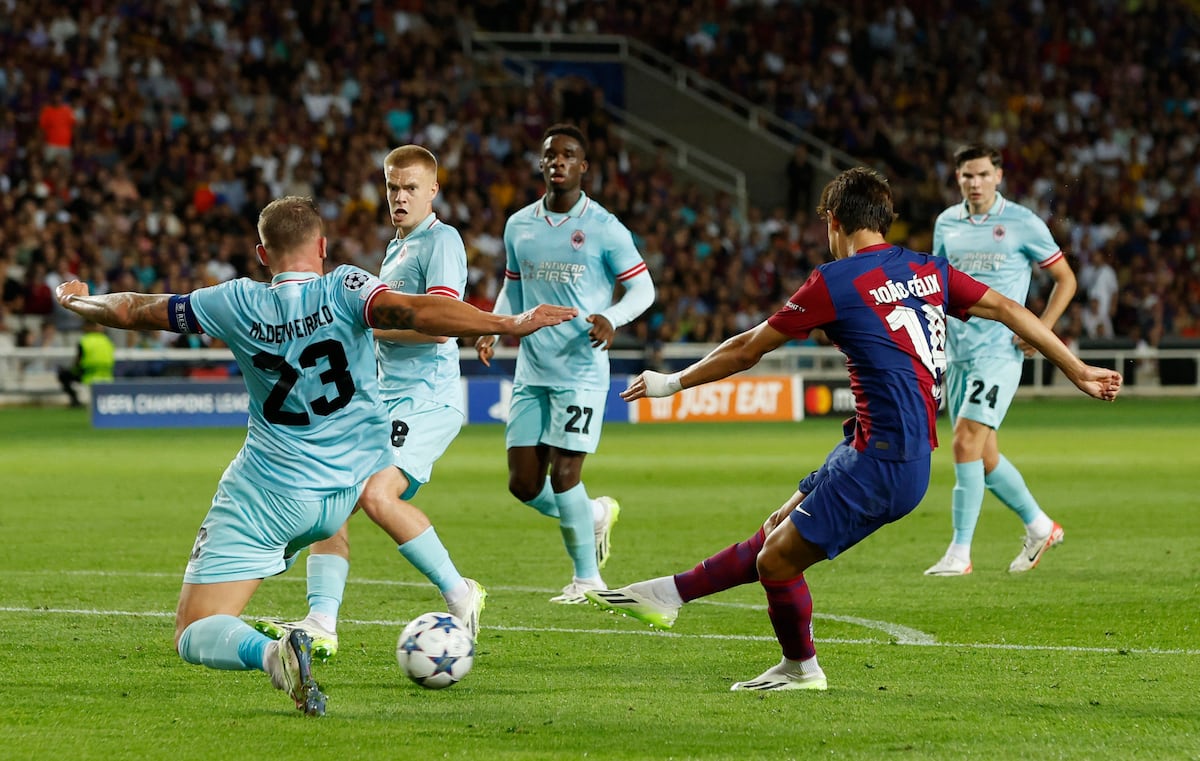 Champions League: João Félix embellece al Barça | Fútbol | Deportes ...