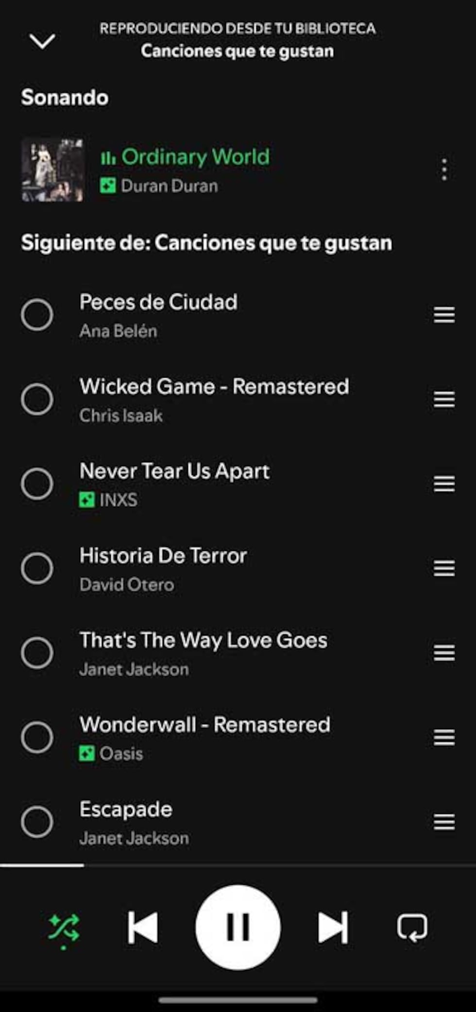 Cómo borrar en Spotify la cola de reproducción que tienes almacenada ...
