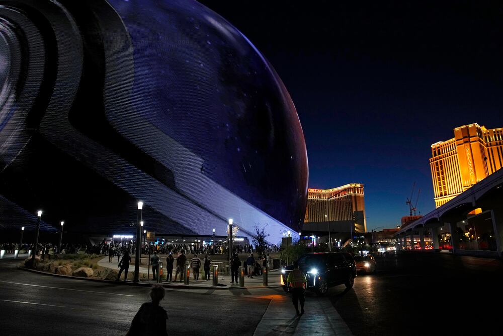 U2 concert uses stunning visuals to open massive Sphere venue in Las ...