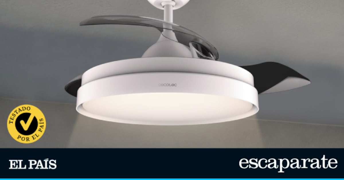He probado los mejores ventiladores de techo con aspas retráctiles para ...