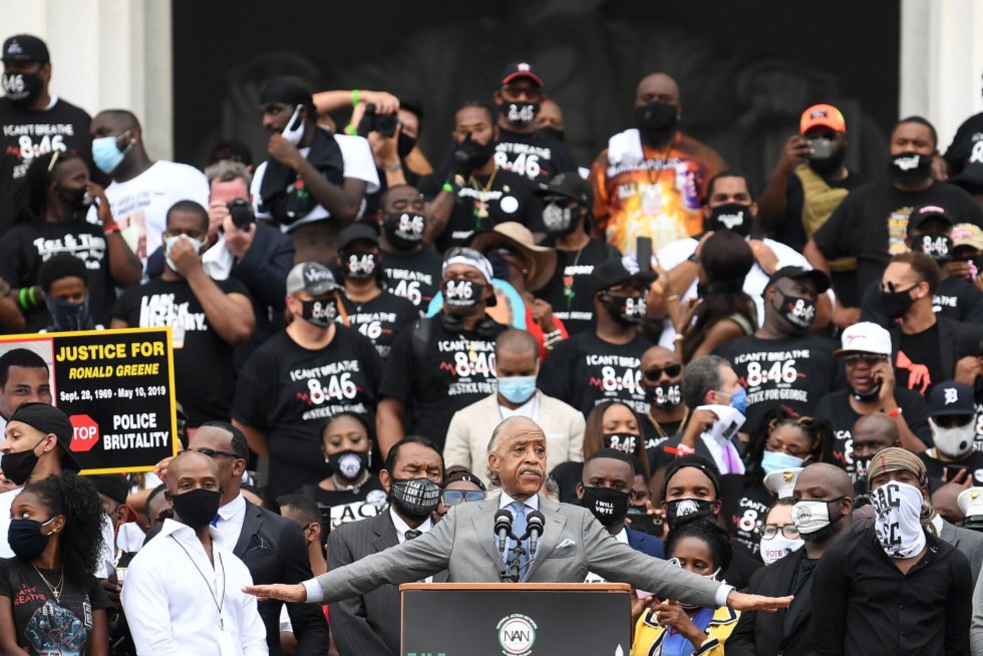 La marcha contra el racismo en Washington, en imágenes | Fotos ...