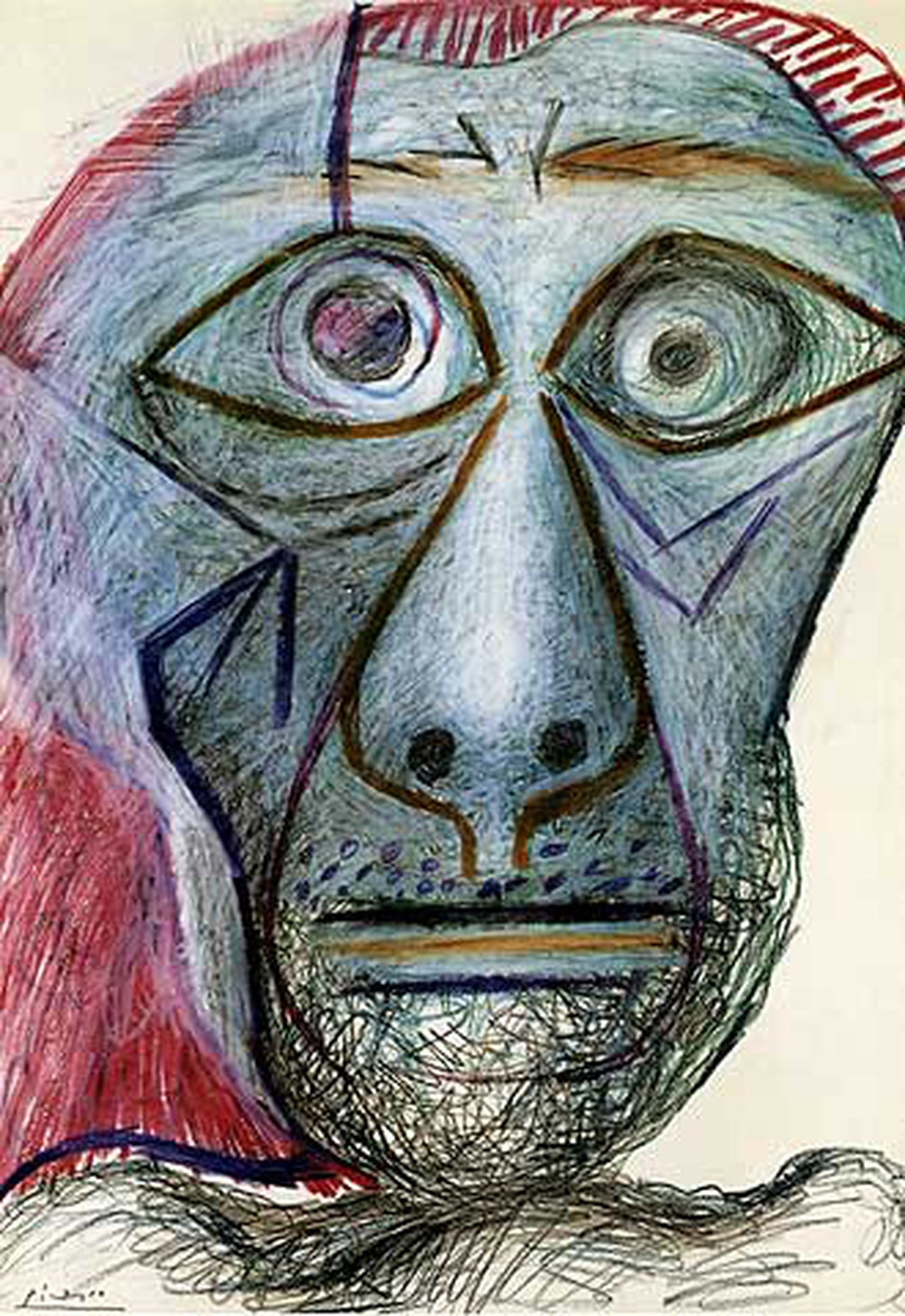 'Autorretrato' (1972), de Picasso | Babelia | EL PAÍS