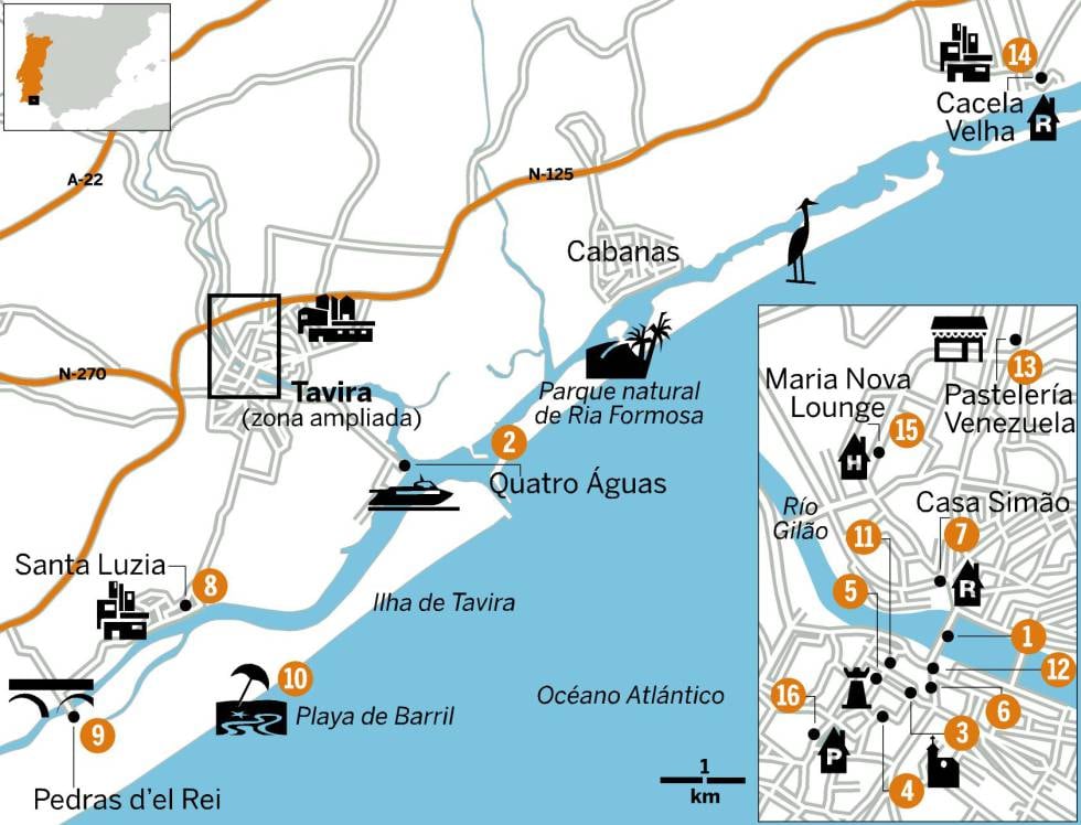 Tavira, un Algarve monumental y natural | El Viajero | EL PAÍS