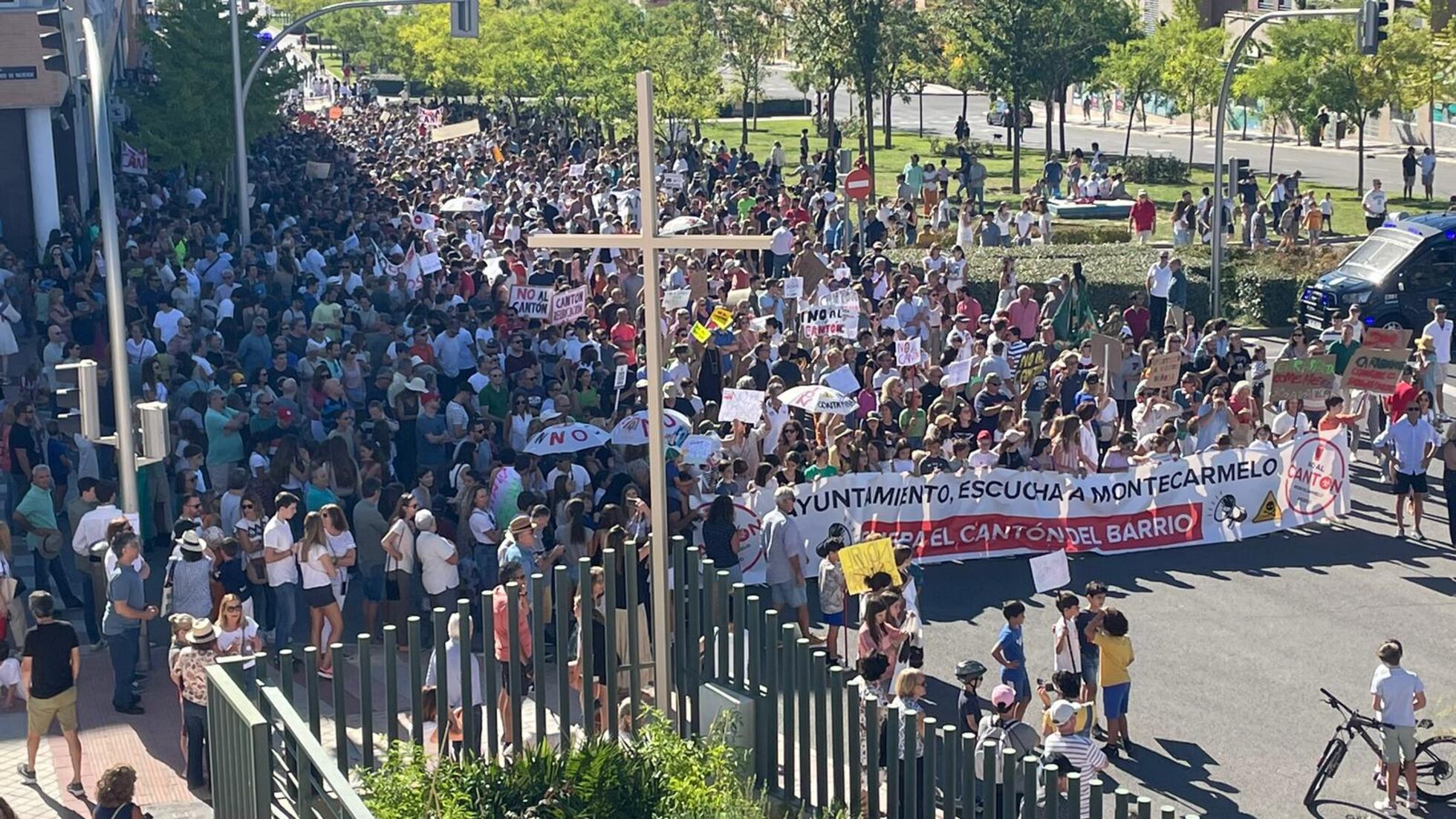 Los vecinos de Montecarmelo y Vicálvaro se levantan contra los cantones ...