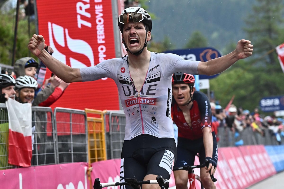 En el monte Bondone, el Giro revive y Geraint Thomas recupera la ...